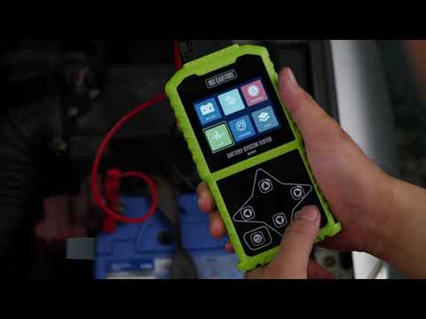 MR CARTOOL B200  Car Battery Load Tester 12V/24V 30-1700 CCA Cranking Charging System Analyzer