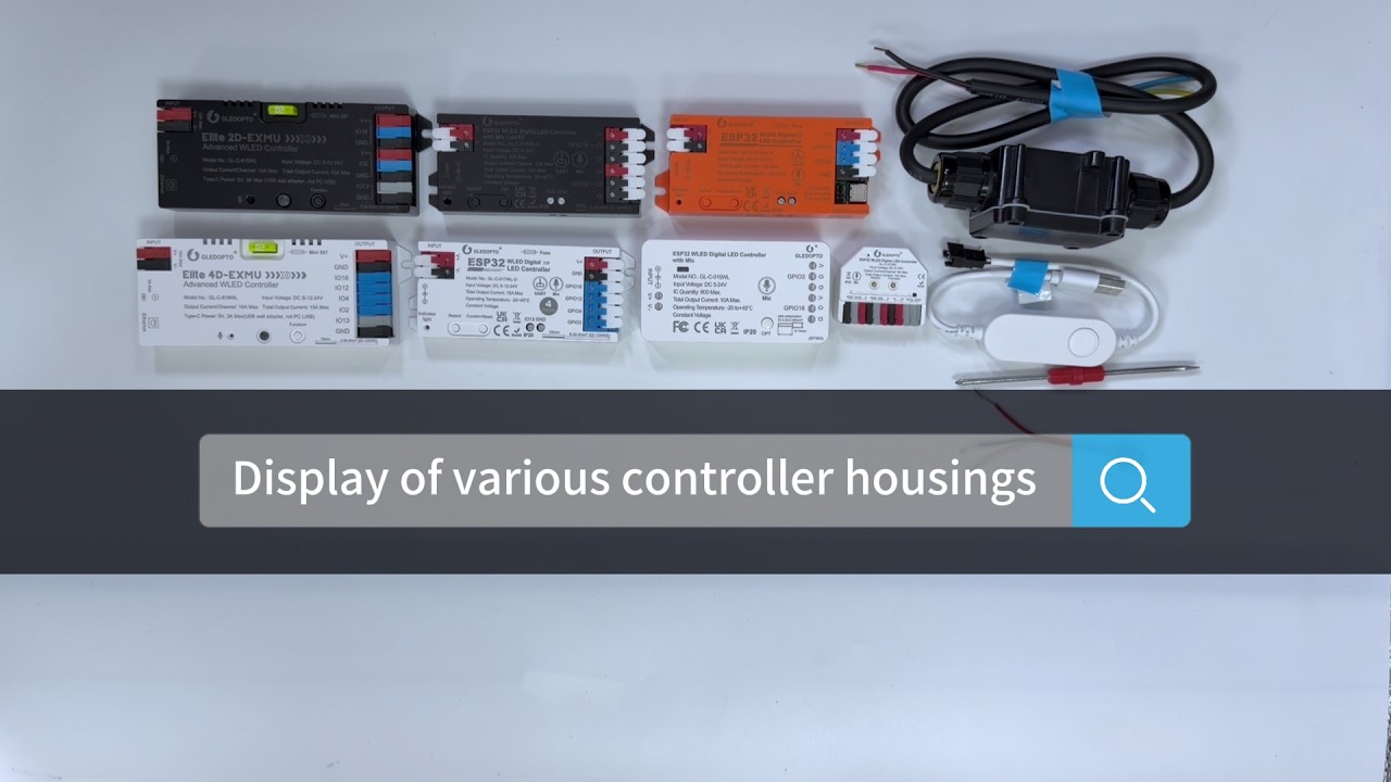 GLEDOPTO Controller Appearance and Wiring Demonstration