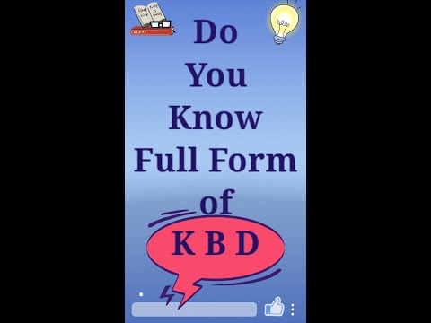 Full Form of KBD