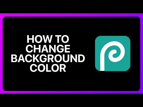 How To Change Background Color In Photopea Tutorial