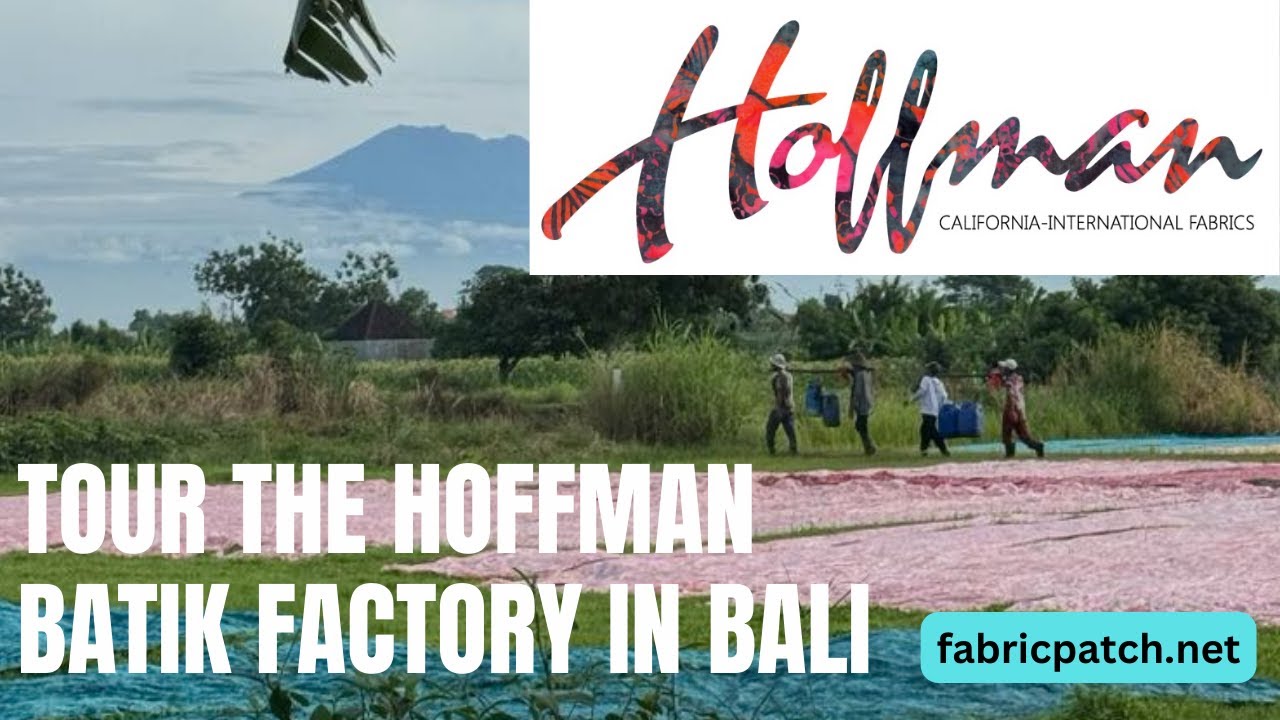Ever wondered how Batiks were made!? Look no Further!! Tour the Hoffman Batik factory in Bali!