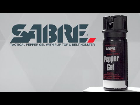 SABRE Tactical Pepper Gel - 20 Percent Greater Spraying Range