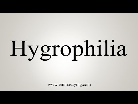 How To Say Hygrophilia