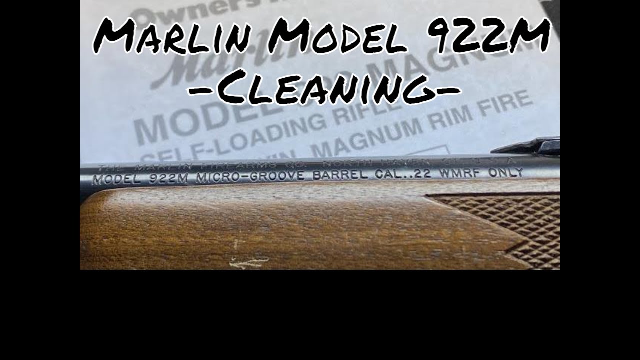 Marlin Model 922M - Recoil Buffer Repair - Initial Examination