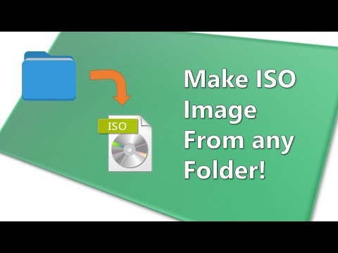 Make ISO image from any folder in Windows