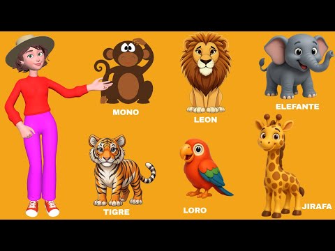 Learn Your Favorite Jungle Animals In Spanish!