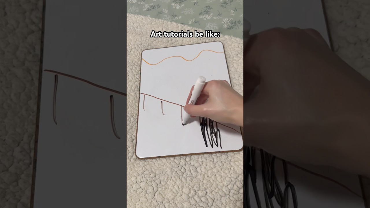 Art tutorials be like: #art #youtubeshorts #tutorial