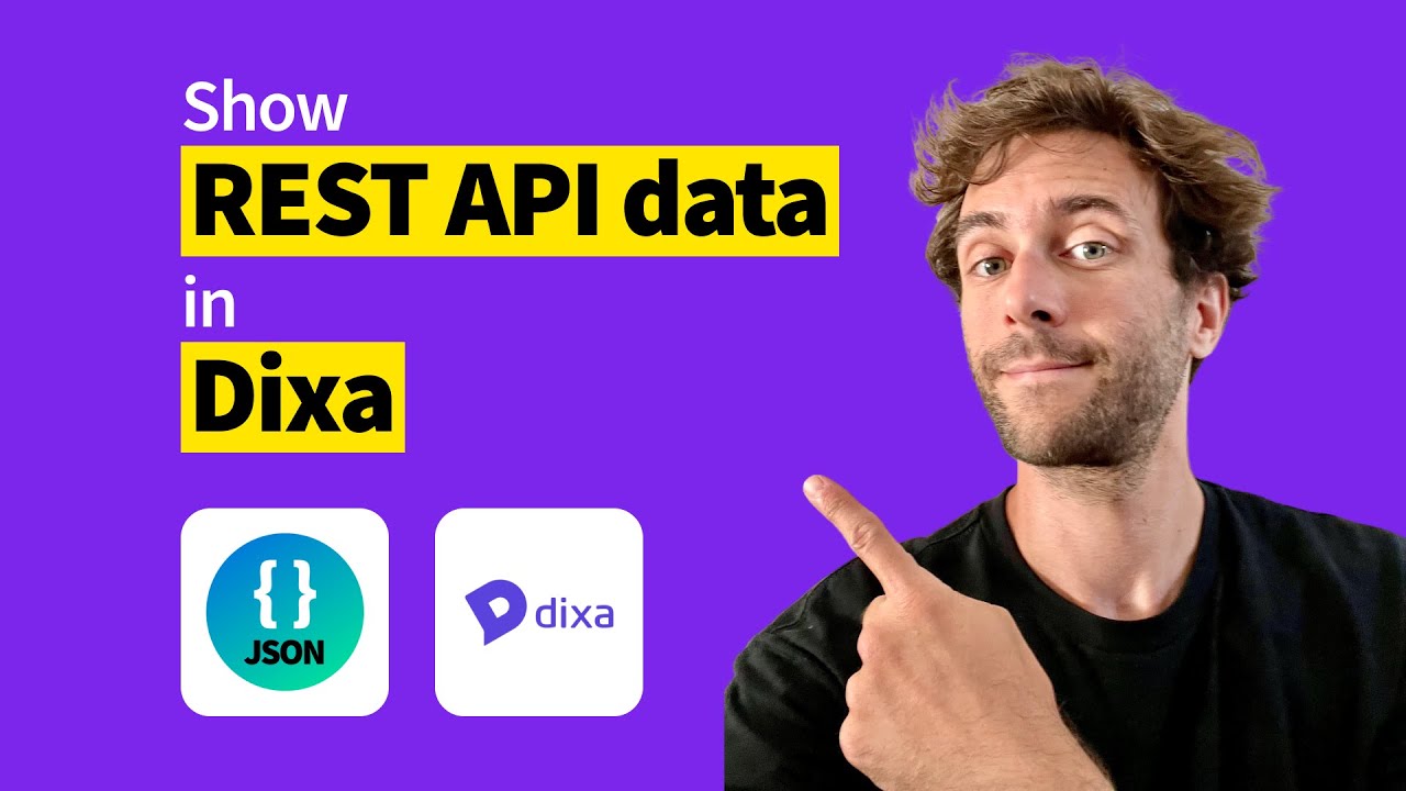 How to show data from a REST API in Dixa
