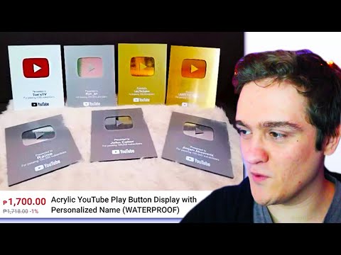 You Can BUY *Fake* Realistic YouTube Play Buttons??