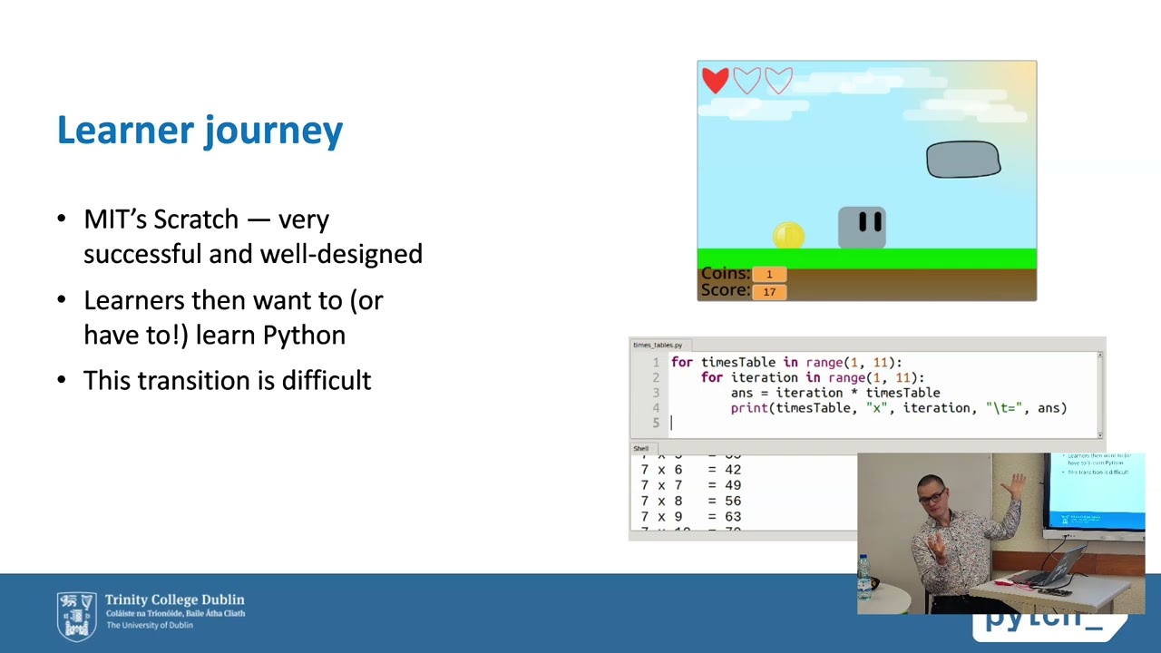 Pytch: a bridge from Scratch to Python, Ben North