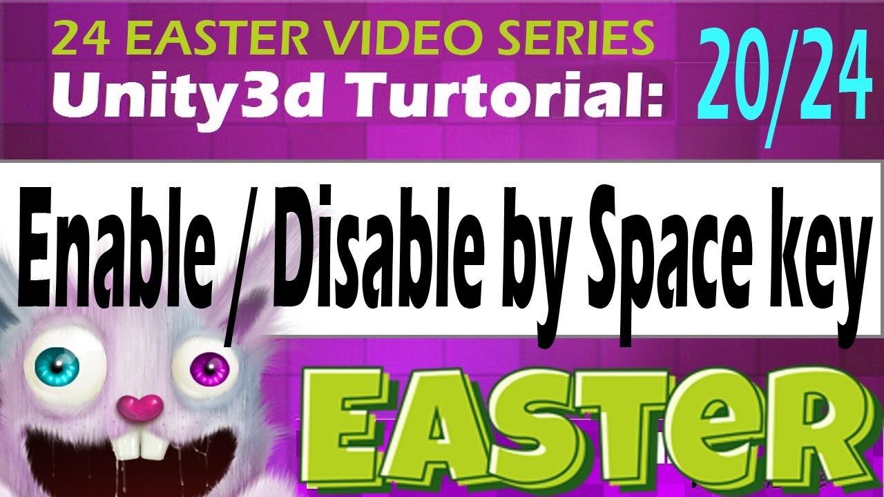 Unity3D Enable and Disable Mesh Rendered With  Key