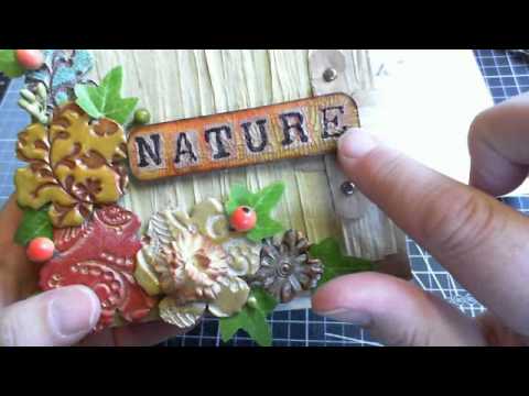 WOC ~ Recycled Nature Mini Book
