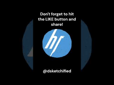 HP Logo | Sketch #shorts #hp #howto