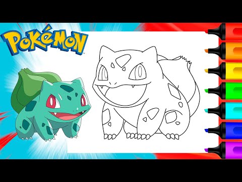 Coloring Pokemon Bulbasaur | Art and Coloring Fun