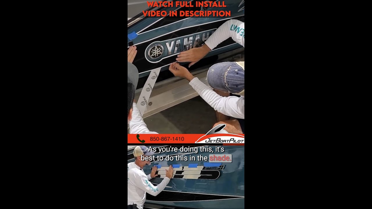 JetBoat Impact Graphics Install #shorts