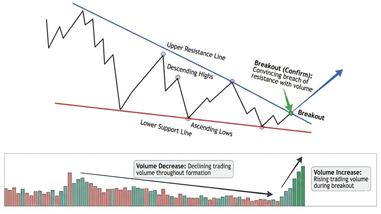 Wedge Chart Pattern: Rising and Falling Wedge Basics