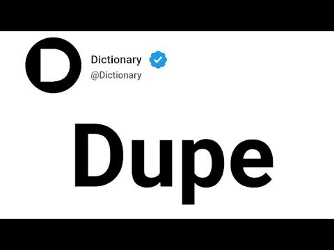 Dupe Meaning In English