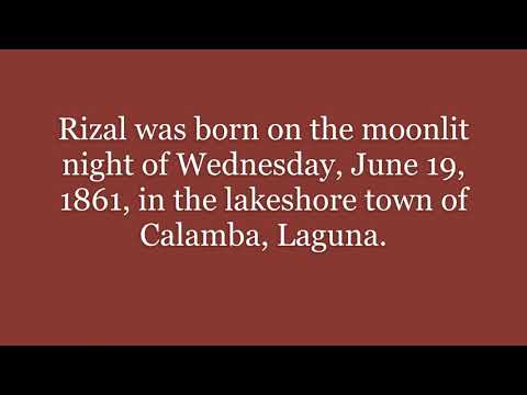 JOSE RIZAL (NAME MEANINGS)
