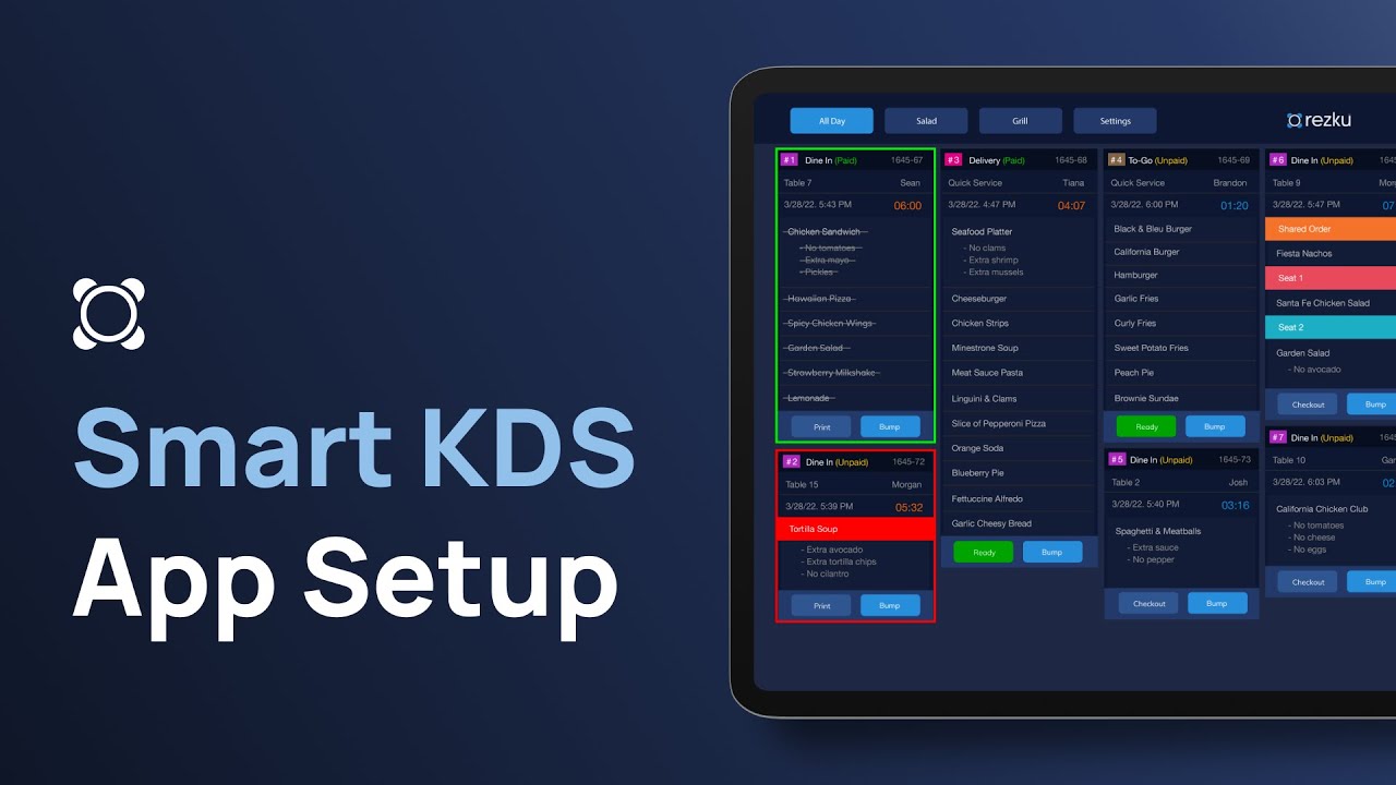 Smart KDS App Setup | Rezku POS Training