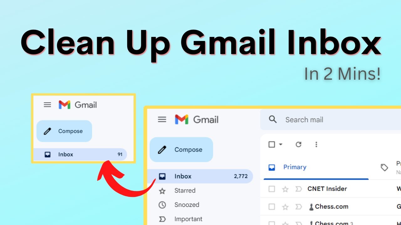 How To Clean Up Gmail Inbox - Fast and Easily