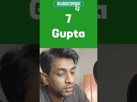 Most Used Surnames In India