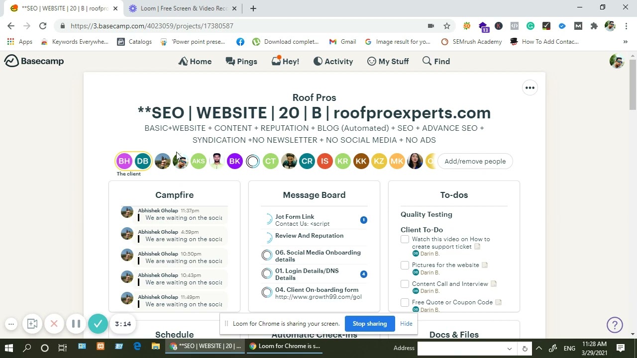4. Understanding projects in Basecamp | Basecamp Tutorial | Amin Shaikh