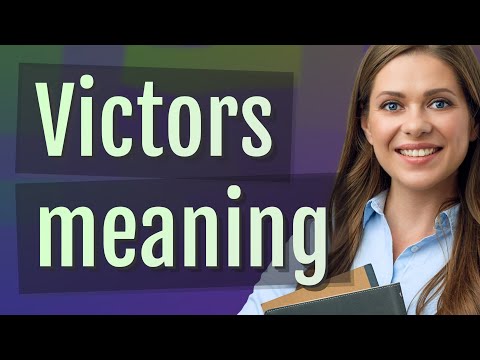 Victors | meaning of Victors