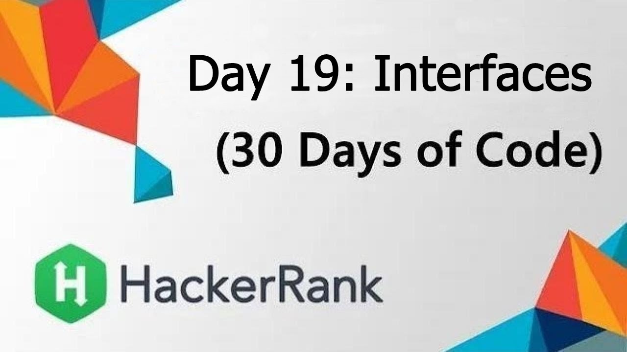 HackerRank Day 19: Interfaces | Java Solution