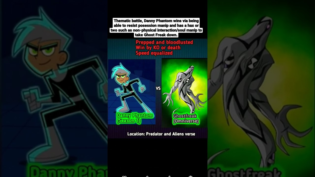 DANNY PHANTOM VS GHOSTFREAK