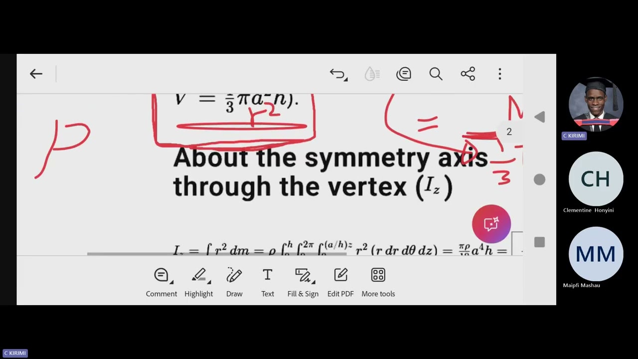 Phy2601 (Classical Mechanics) Assignment 3 Qn 3