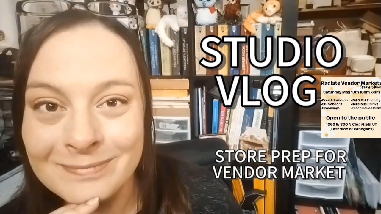 Getting ready for my first ever VENDOR MARKET