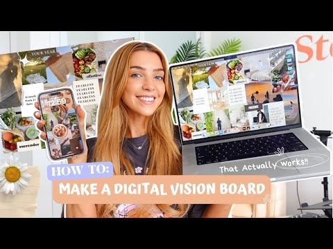2025 HOW TO MAKE A DIGITAL VISION BOARD! That actually works* / FREE PLANNING WORKBOOK/ Steph Pase