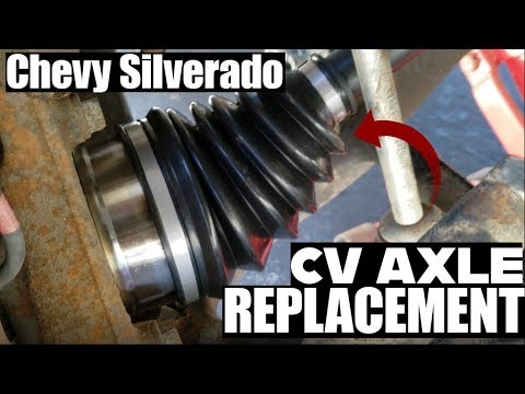 How to replace CV Axle Chevy Silverado 00-06