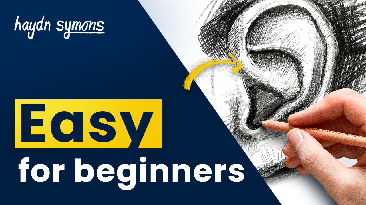 Drastically Improve Your Portrait Drawings - How To Draw Ears For Beginners