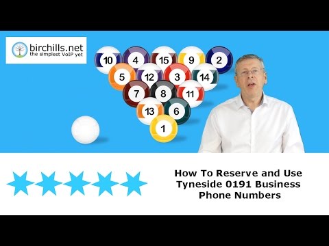 How to Choose, Reserve and Use Tyneside 0191 Business Phone Numbers