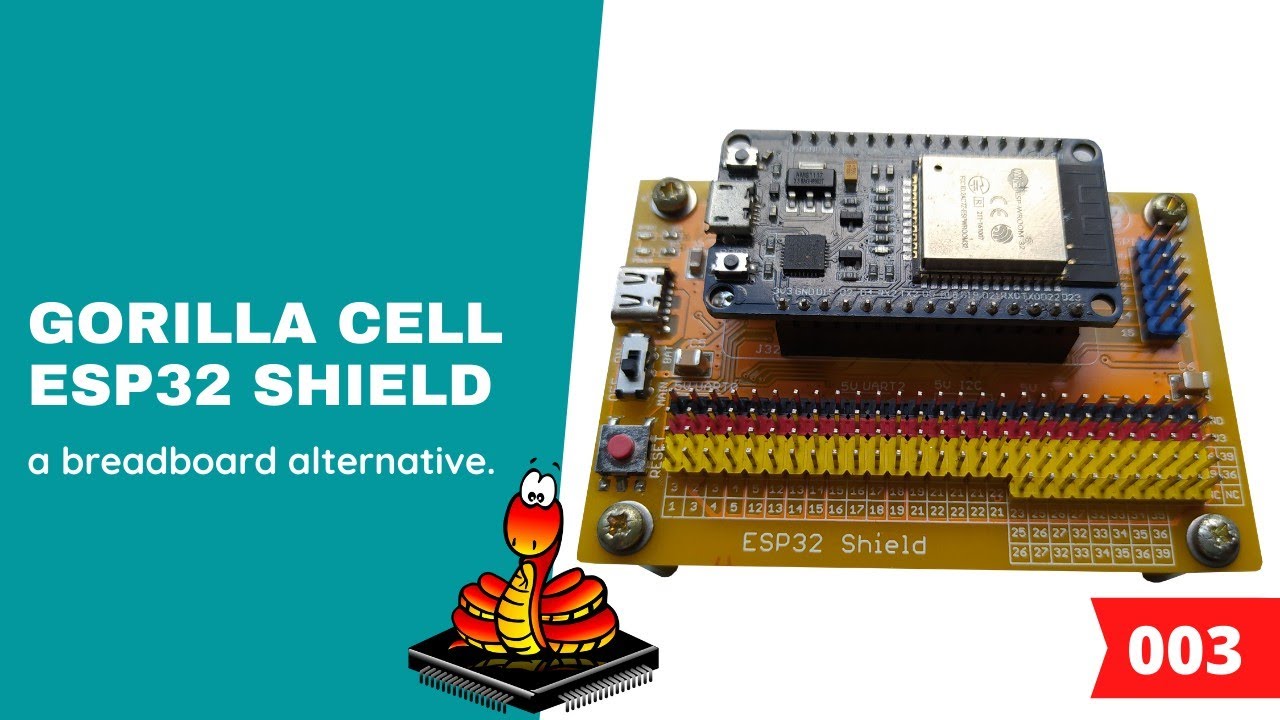 003 - MicroPython TechNotes: ESP32 Shield