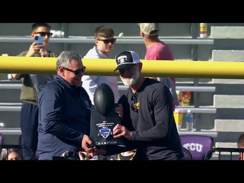 Navy Football Bowl Trophy Presentation (2024 Armed Forces Bowl vs. Oklahoma)