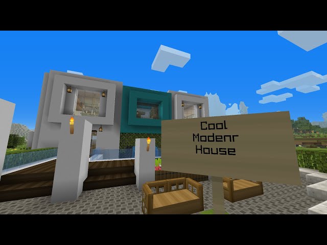Cool Modern House Minecraft Map