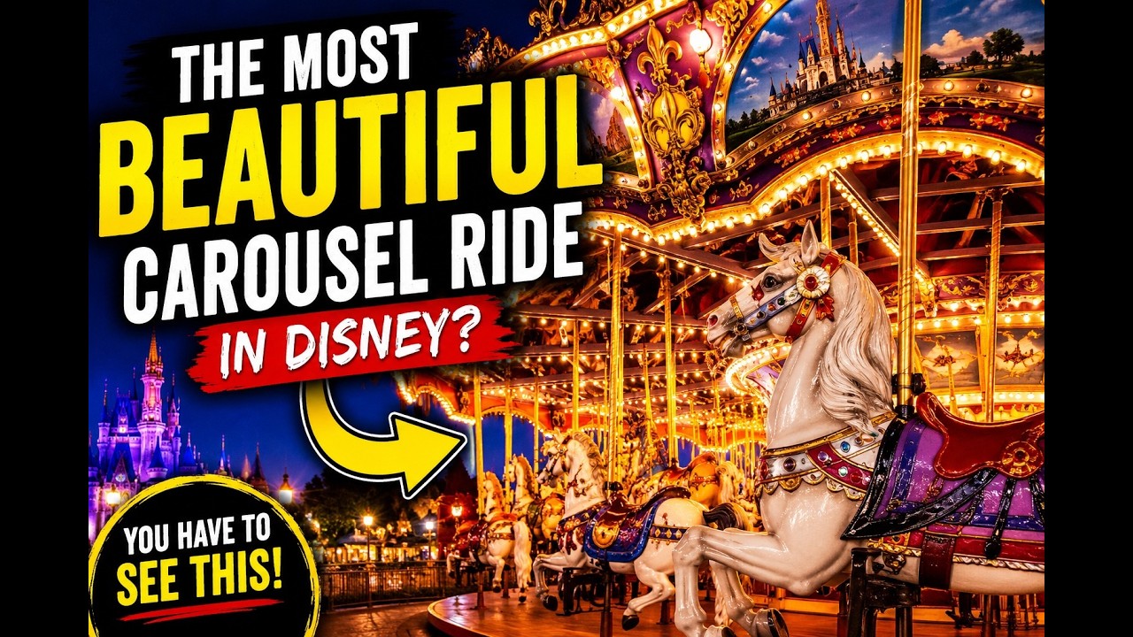**This Might Be the Most Beautiful Carousel Ride Disney Ever Created**