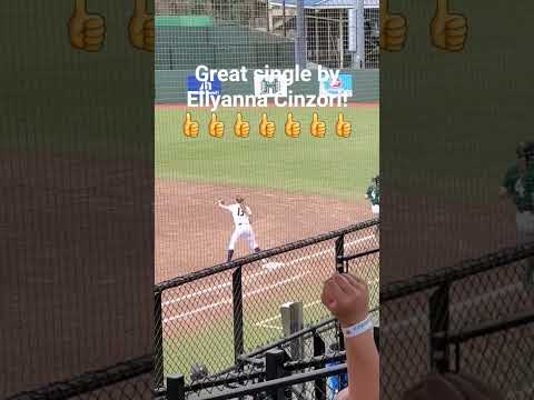 Ellyanna Cinzori Singles to the Pitcher! #gobows #collegesoftball #hawaiisoftball #softball
