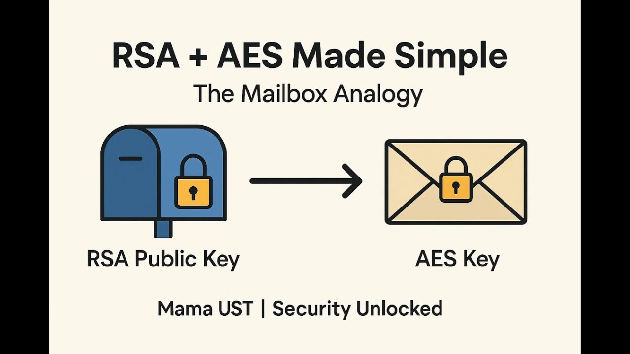 RSA + AES Hybrid Encryption Explained Simply | Mailbox Analogy for Beginners