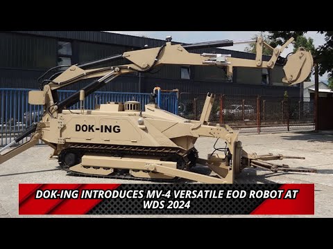 DOK ING introduces MV 4 versatile EOD robot at WDS 2024