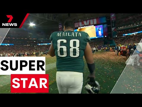 Aussie NFL star Jordan Mailata hoping to make history at Super Bowl LIX | 7NEWS