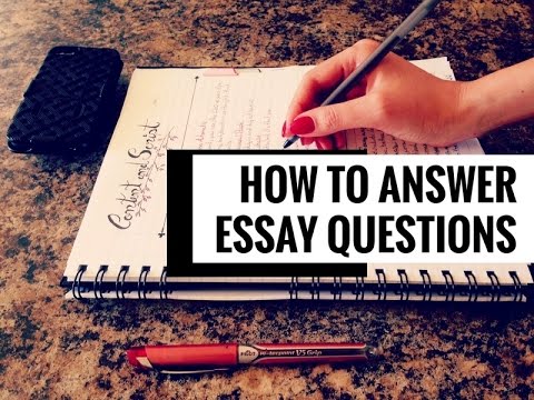 How To Respond To Essay Questions – GESLIGHVERS40 SITE
