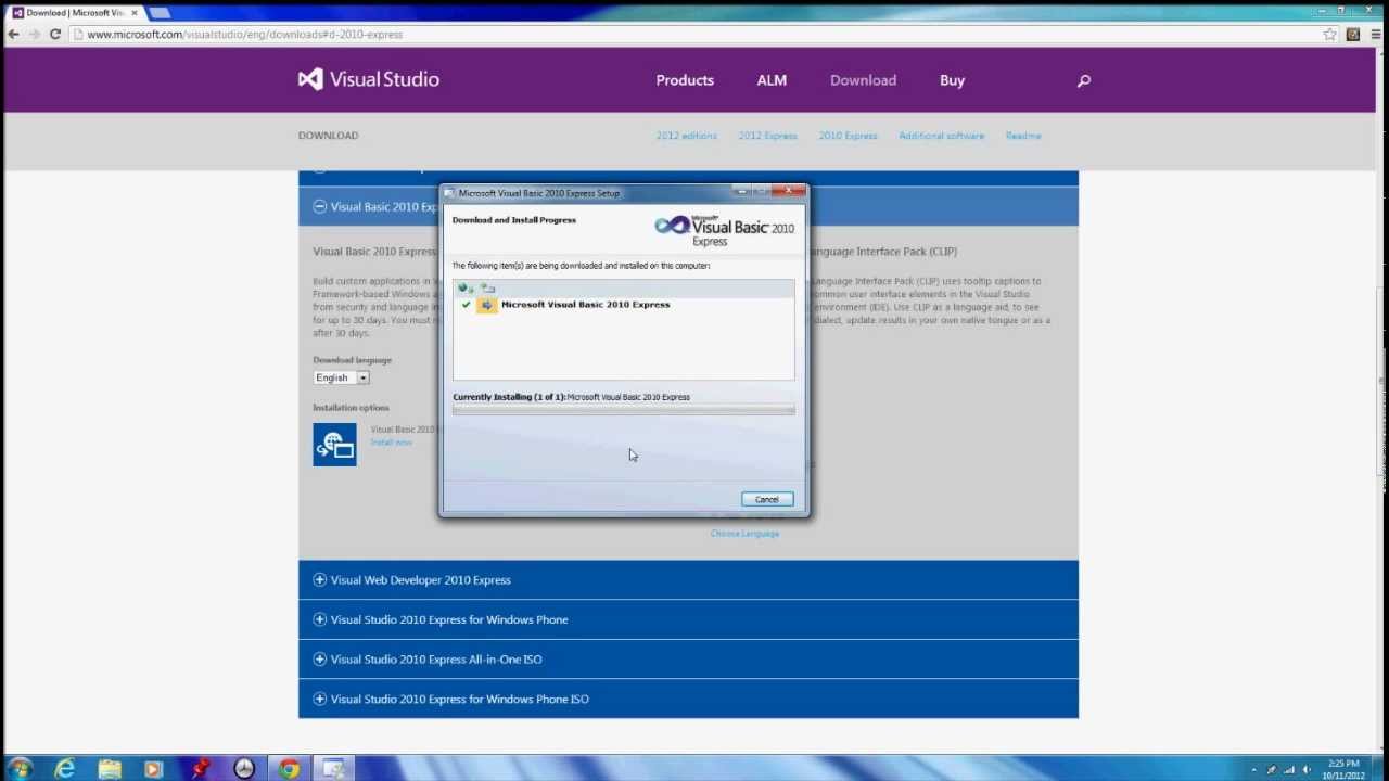 Visual Basic 2010 Express Tutorial 1: Installation and Introduction