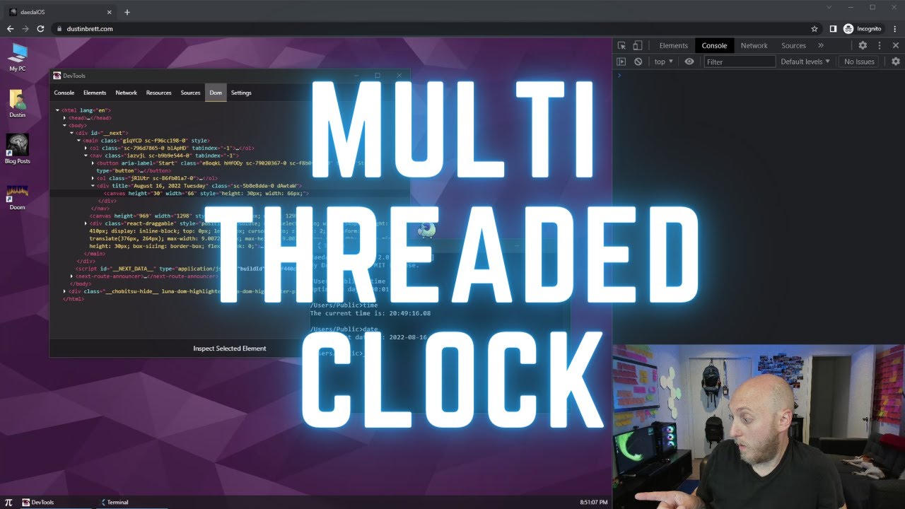 Building an Accurate Digital Clock with Multithreading in JavaScript!
