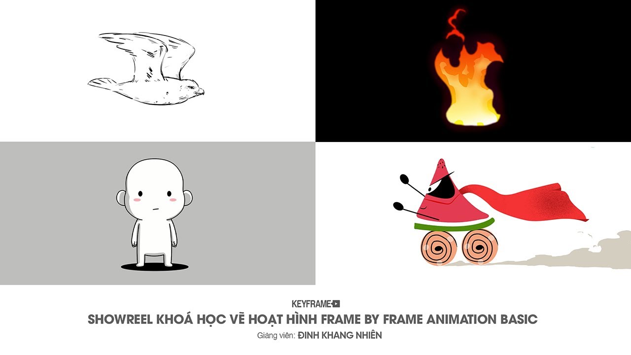 Khoá học vẽ hoạt hình Frame by Frame Animation Basic - Keyframe