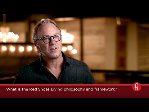 What is the Red Shoes Living philosophy and framework?