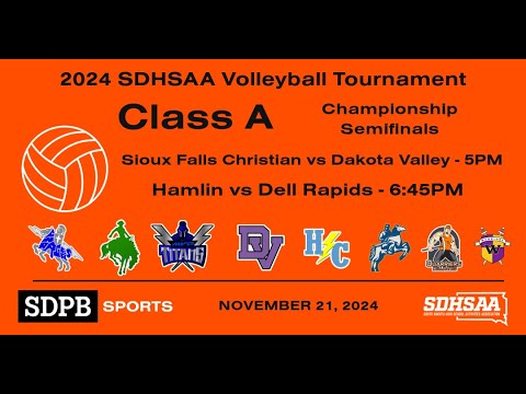 2024 SDHSAA Volleyball Championships Class A (Championship Semifinals) | SDPB Sports