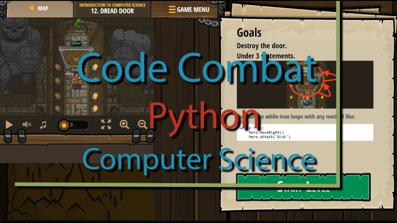 Code Combat Dread Door - Level 12 Python Tutorial with Solution